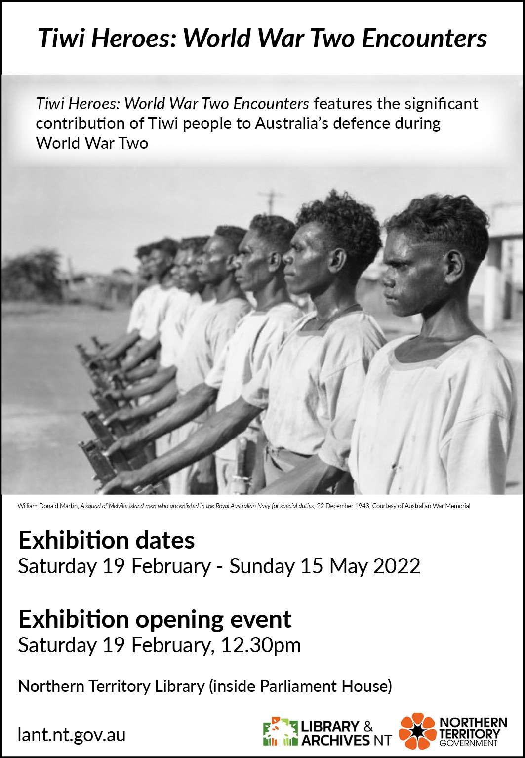 Tiwi Heroes: Encounters of World War Two | City of Darwin | Darwin ...