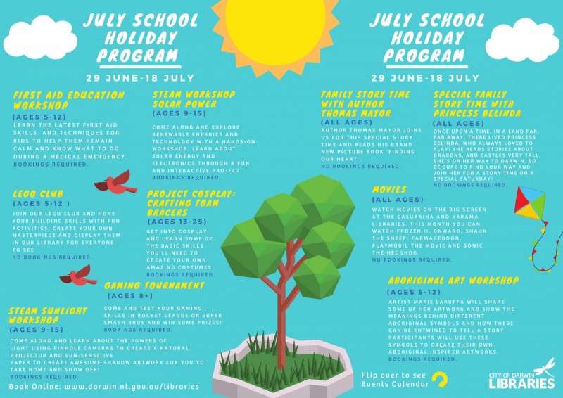 July School Holiday Program | Mirage News