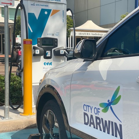 City of Darwin charges ahead with new electric vehicles and charging ...